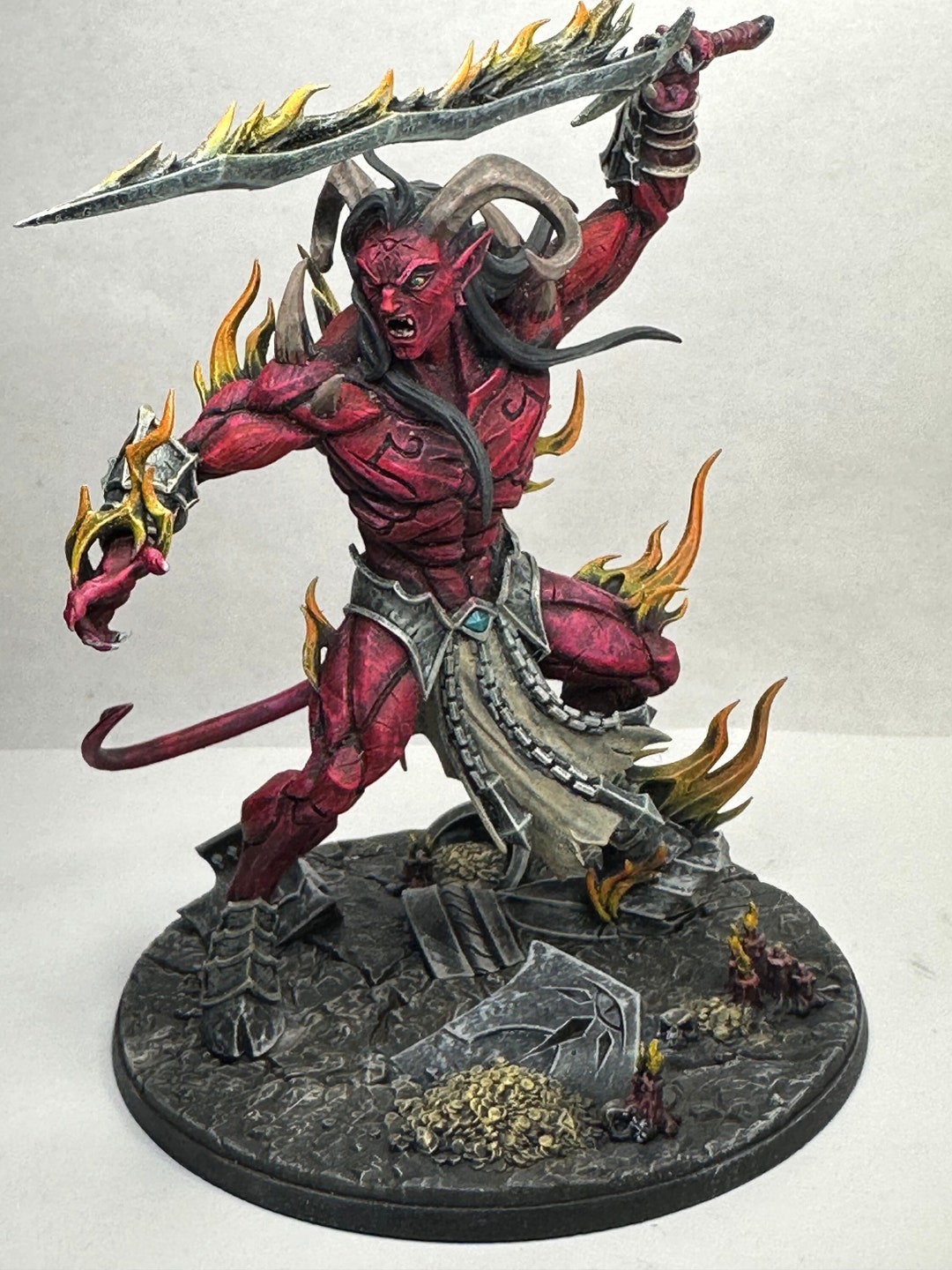 EPIC D&D Monster, Baal Daemon Lord Chaos Demon Prince, Painted ...