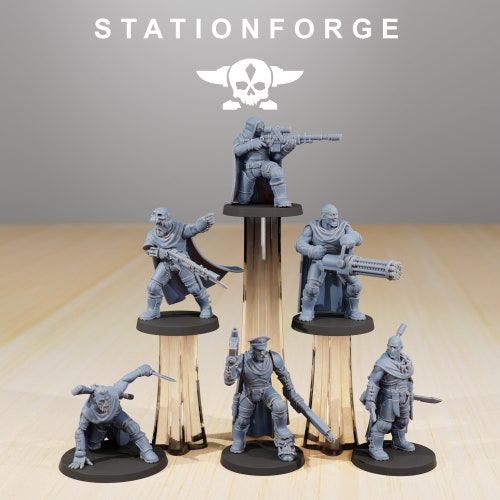 Stationforge Miniatures/national Guard Infantry/killteam - Etsy