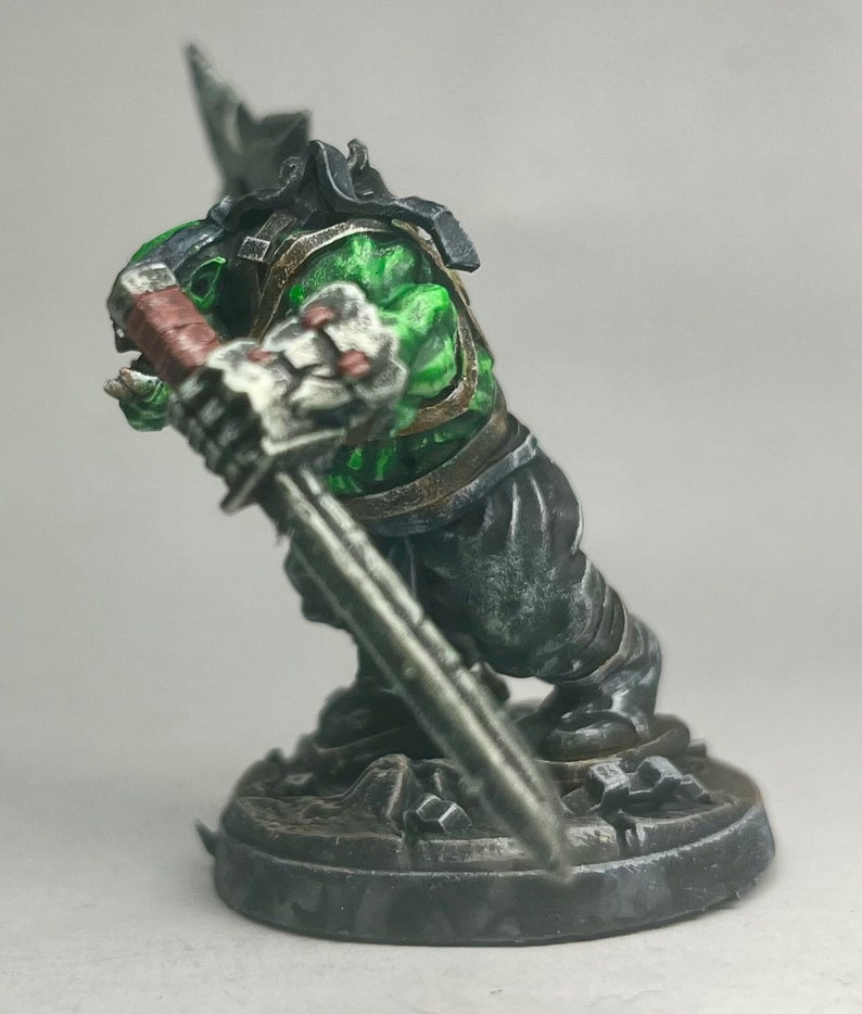 Painted Miniatures/custom Kitbash /space Orc Ninja/ Bushi Orc/ - Etsy