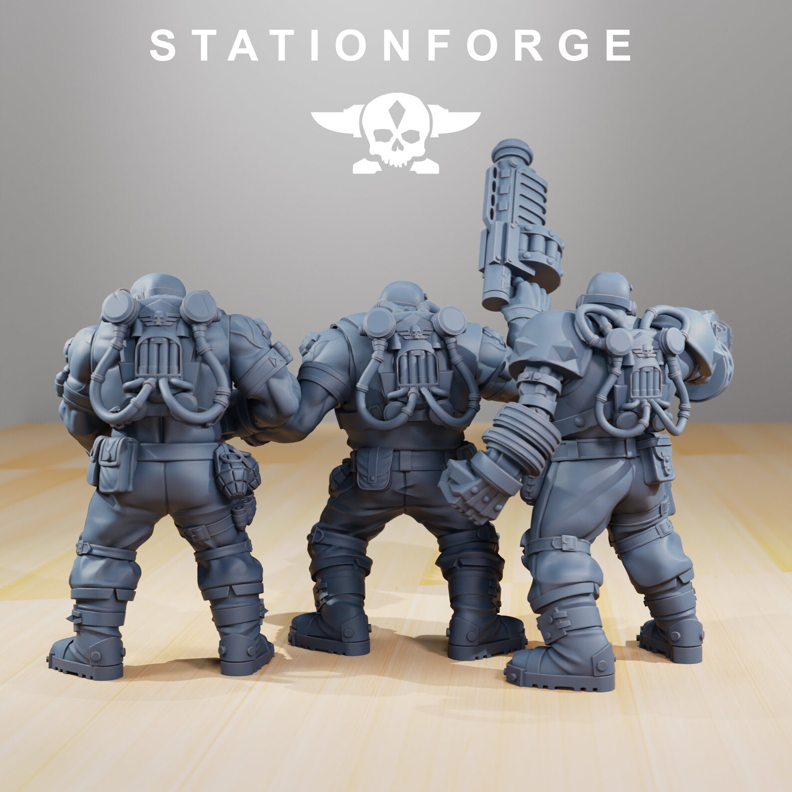 Stationforge Miniatures/national Guard Guerrillas/killteam - Etsy