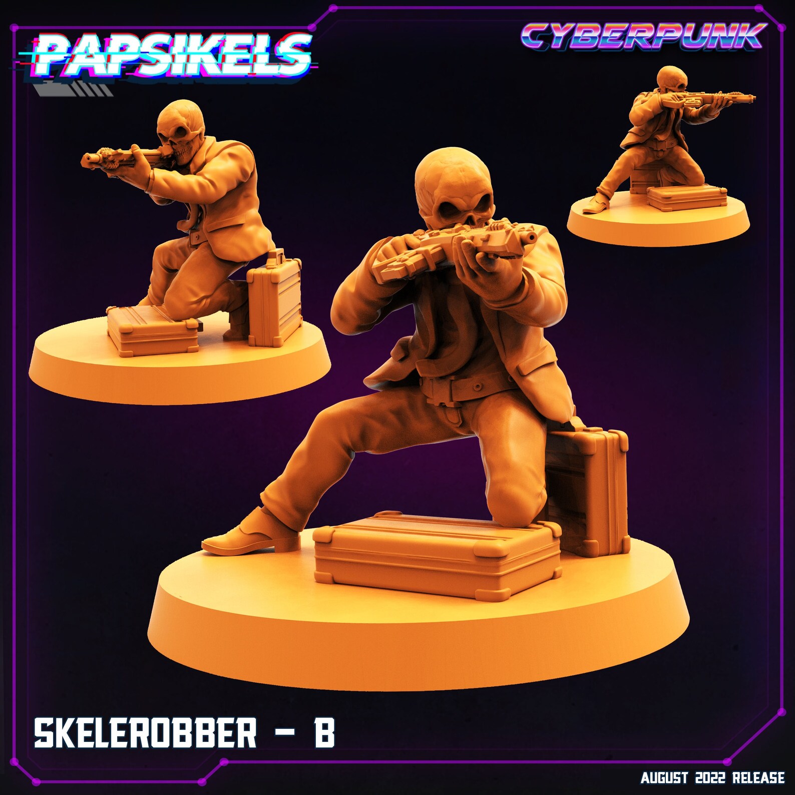 Papsikels Miniatures/skelerobber B/cyberpunk/shadowrun/killteam - Etsy