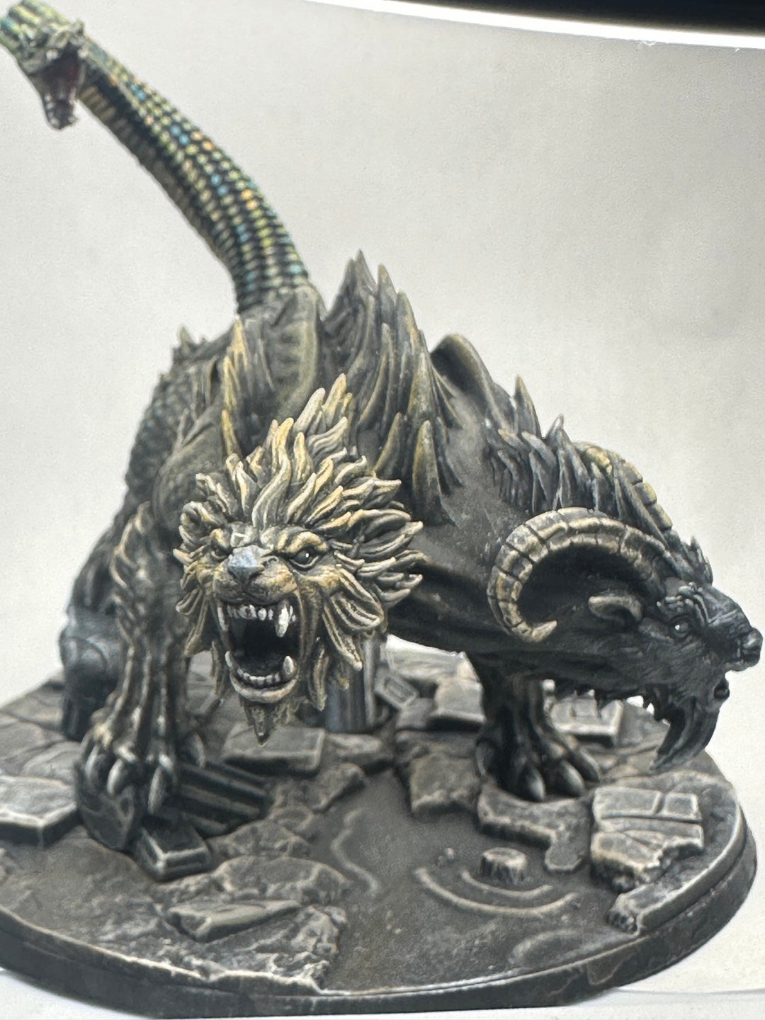 Painted Miniature/fantasy Monster/chimera/artisan Guild/d&d/pathfinder ...