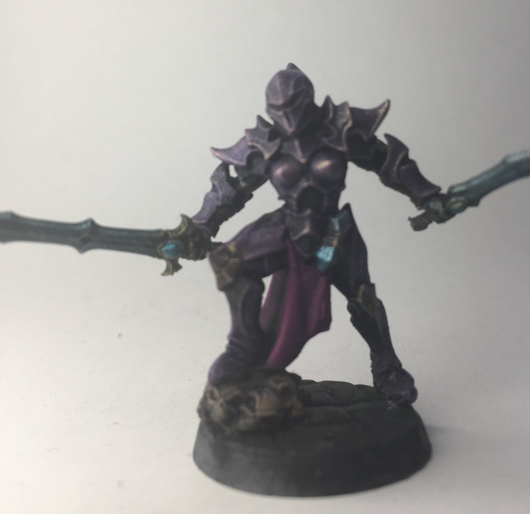 Female Dark Elf Fighter, Dual Wield, Artisan Guild, D&D, Pathfinder ...