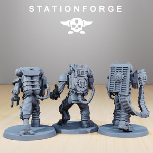 Stationforge Miniatures/scavenger Cyborgs/killteam - Etsy