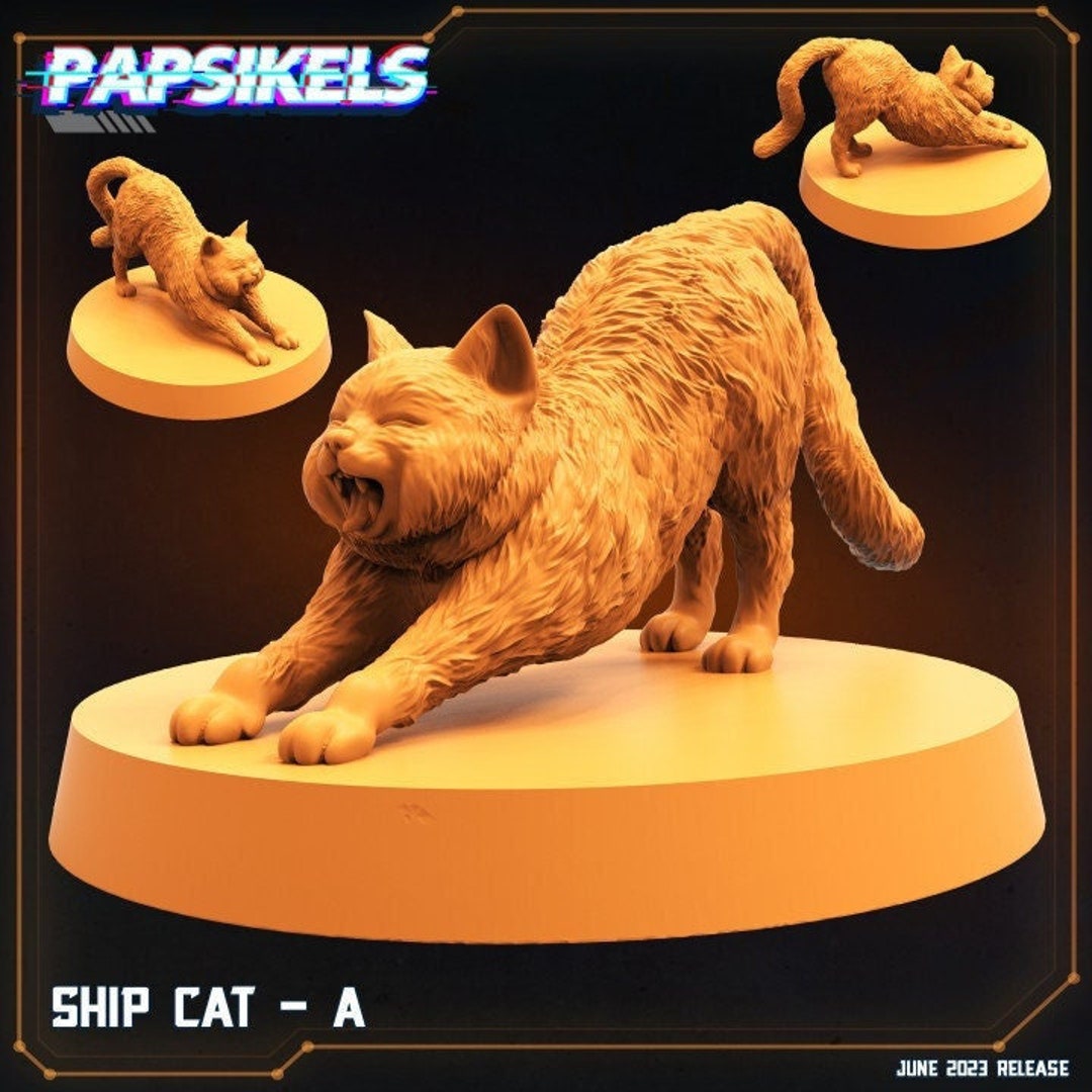 Papsikels Miniatures/ship Cat A/cyberpunk/shadowrun/killteam - Etsy