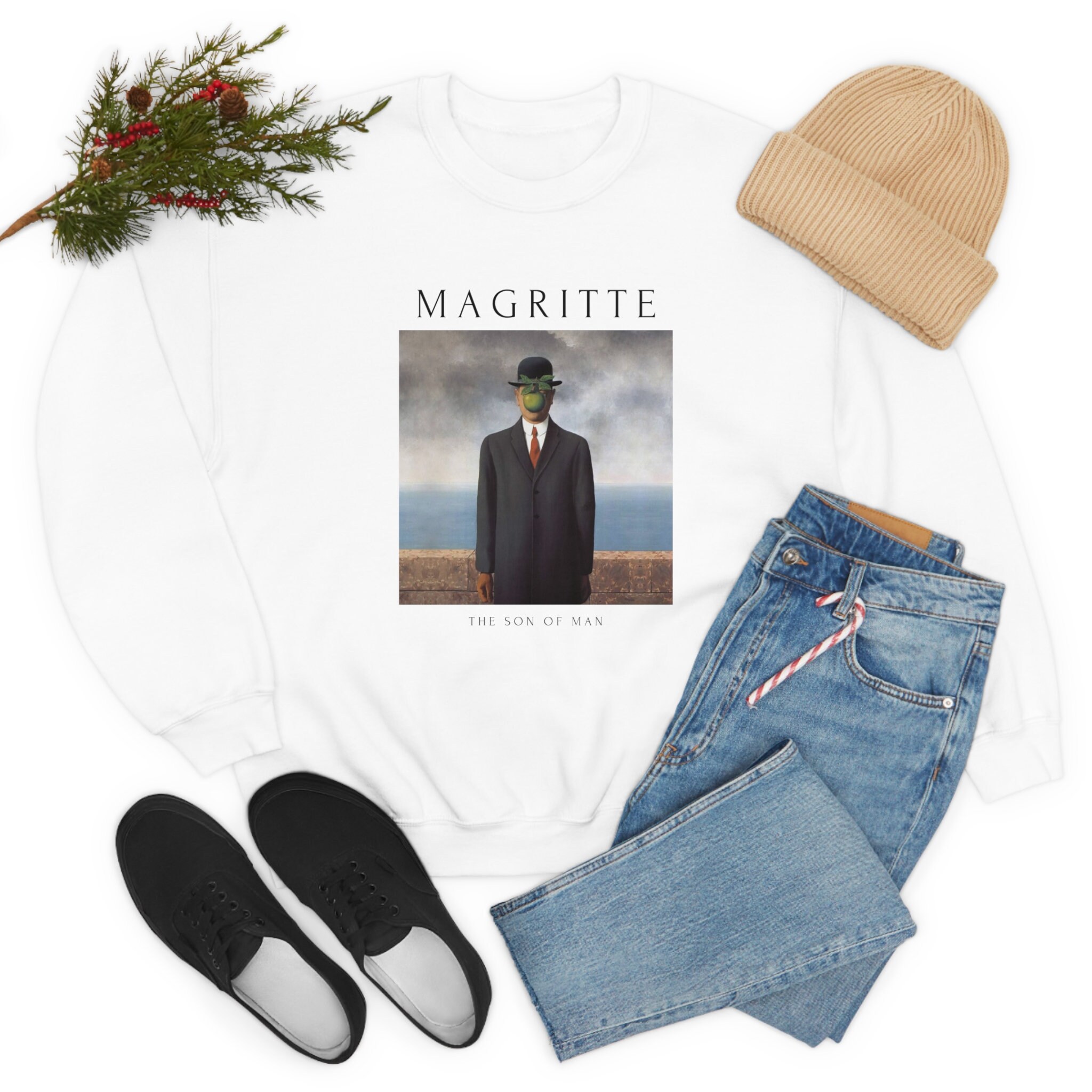 René Magritte Sweatshirt, Magritte Art Painting, Art T-shirt, Fine Art ...
