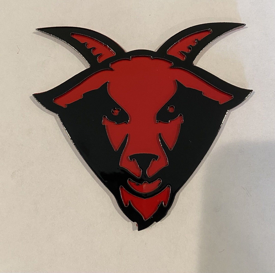 Goat Aluminum pair Emblem Badges 3m Stick On - Etsy