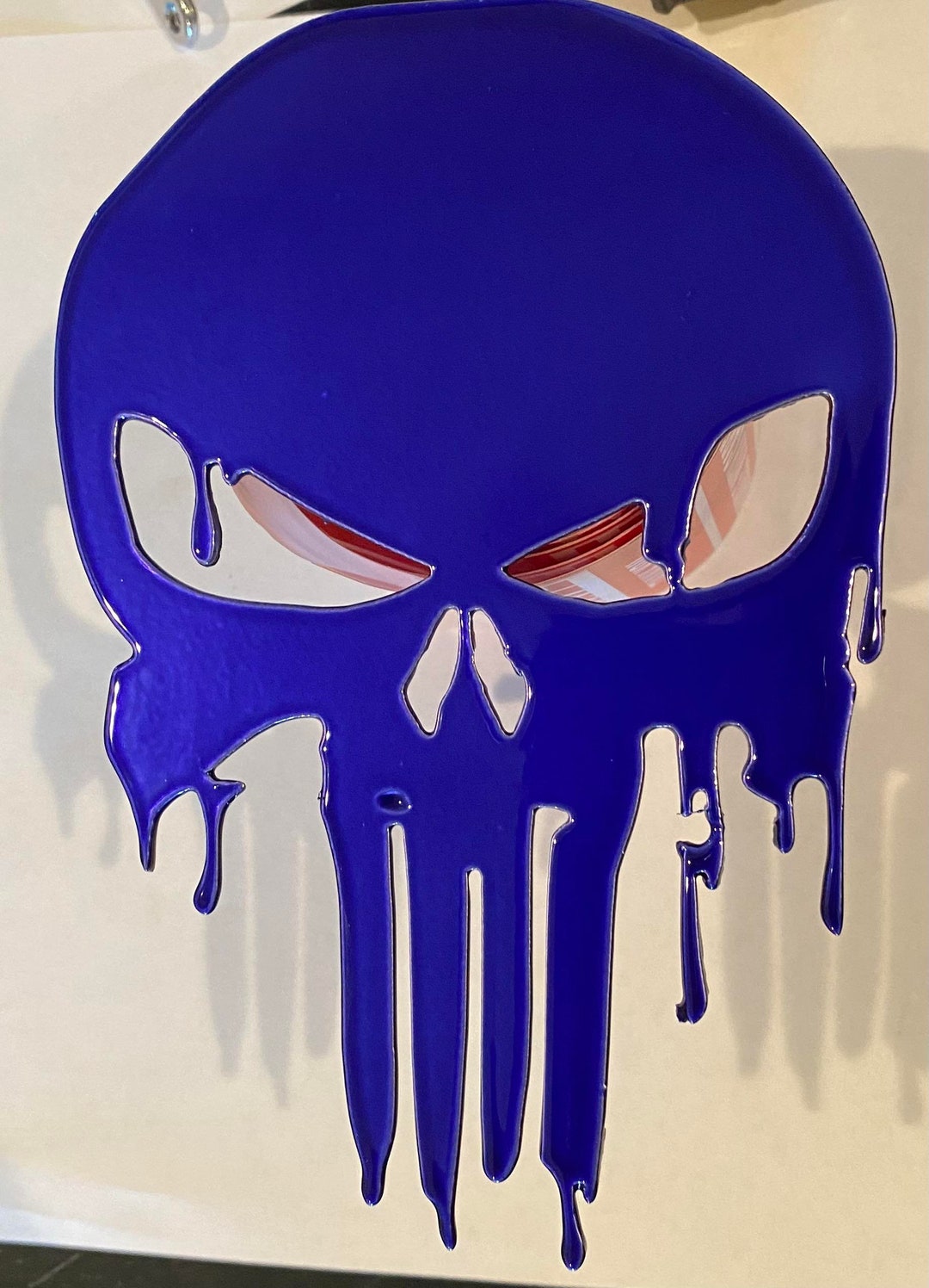 Punisher Drip Metal Sign multiple Sizes and Colors - Etsy