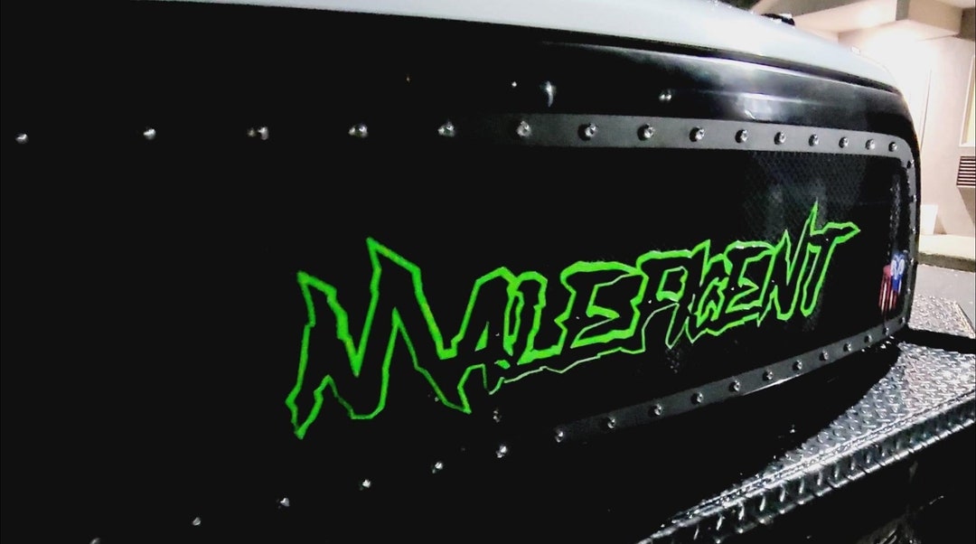 Custom Lettering Steel Grille Emblem Multiple Size - Etsy