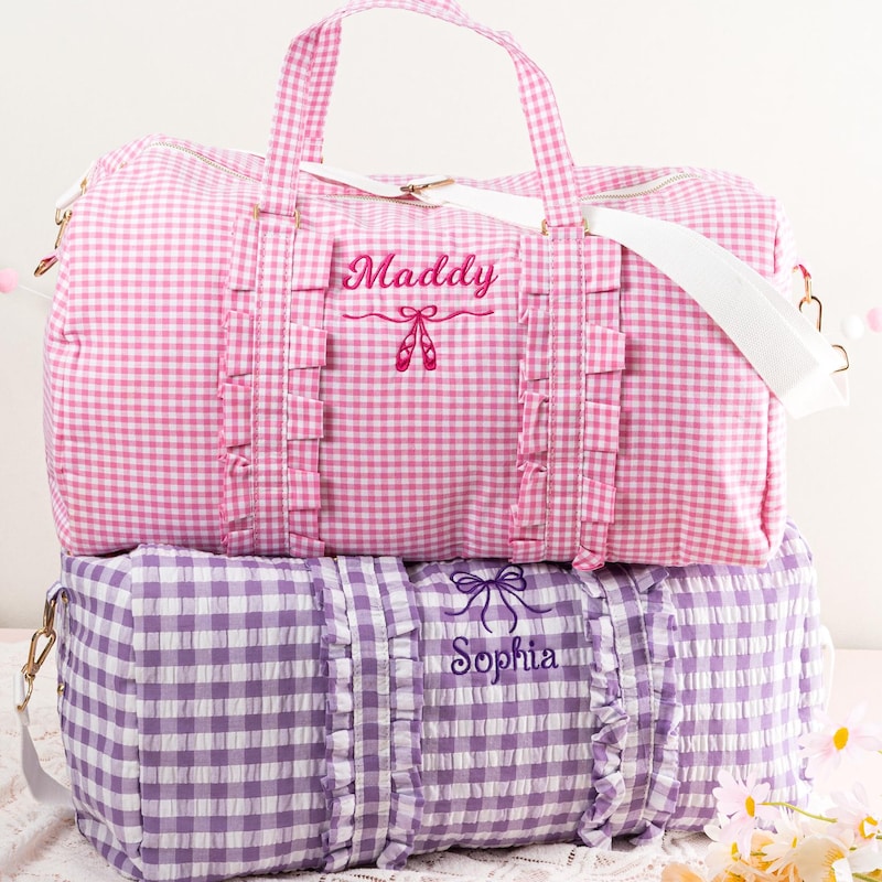 Kids Purple Duffle Bag - Etsy
