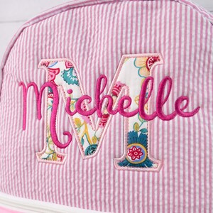 Personalized Kids' Backpack, Custom Monogram School Bags, Initial ...