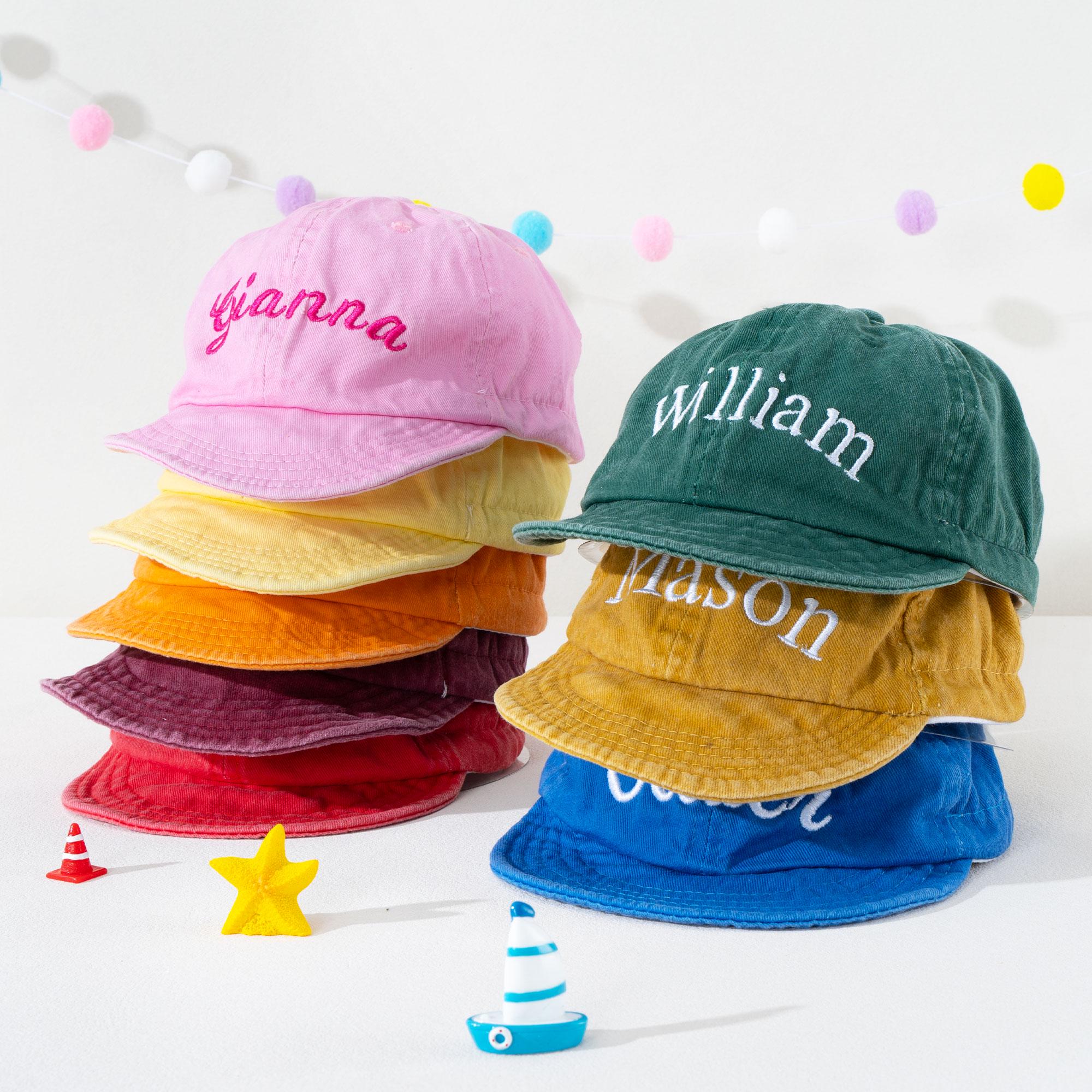Personalized Kids Baseball Hat: Custom Embroidered Cotton Sun Cap - Etsy