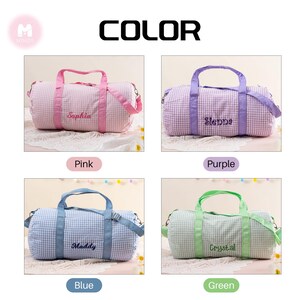 Little Girls Dance Bag Personalized Kids Overnight Bag Weekend Duffle ...