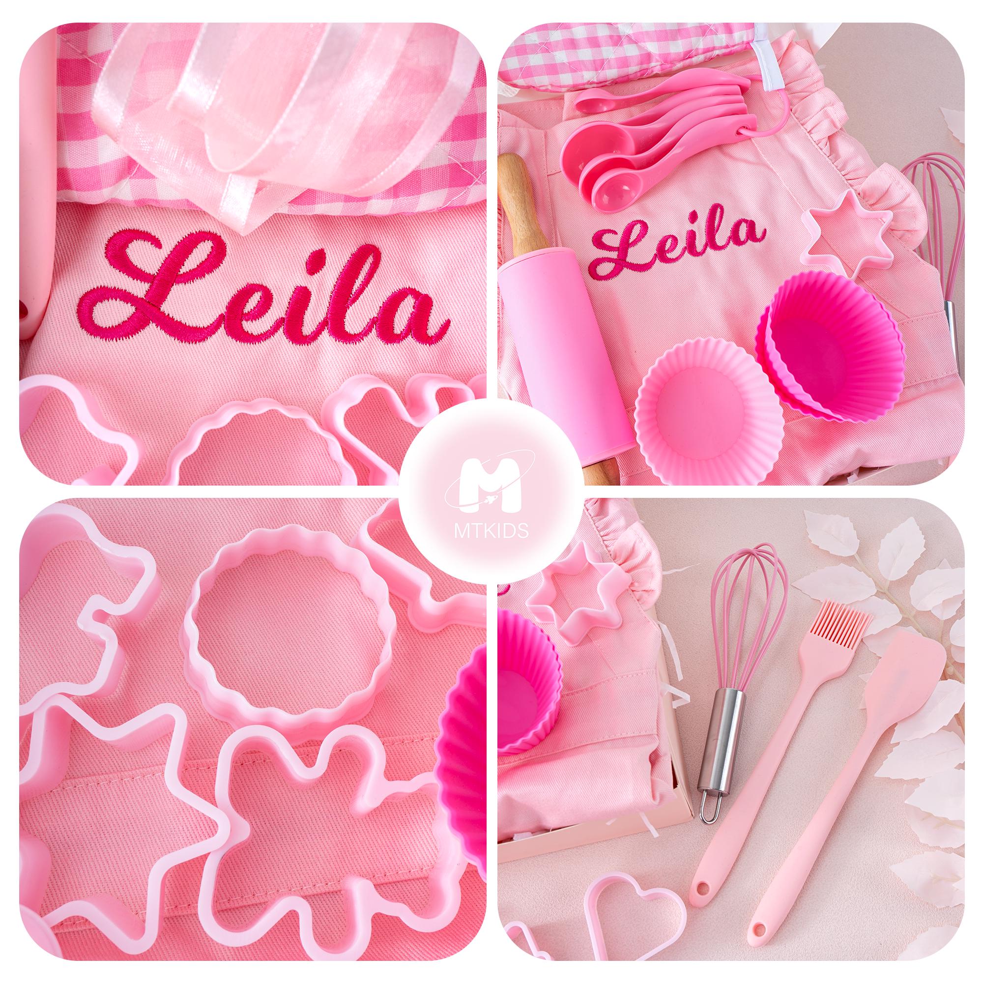 Personalized Baking Kit for Girls: Custom Apron, Cooking Tool Set - Etsy