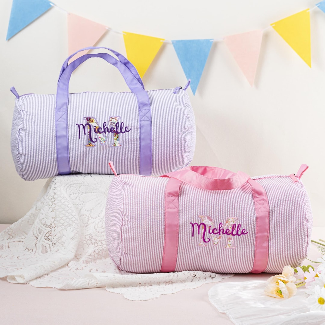 Personalized Children Bag, Weekender Bag, Monogram Travel Bag, Kids ...