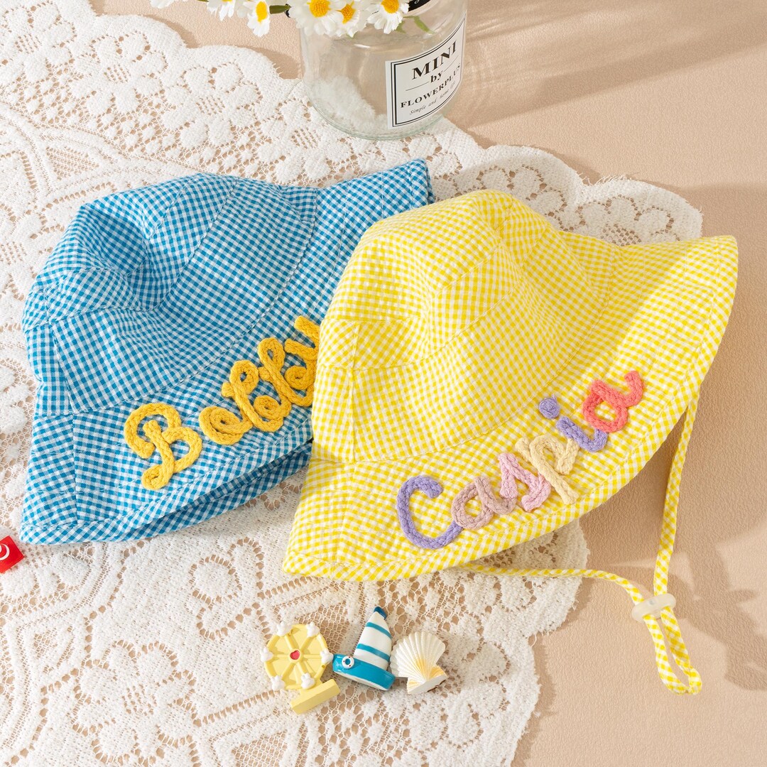 Baby Sun Hat, Personalized Beach Bucket Hat for 0-4 Years Kids Infant ...