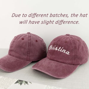 Personalized Adult Ball Cap, Initials Hat, Unisex Ball Cap, Embroidered ...