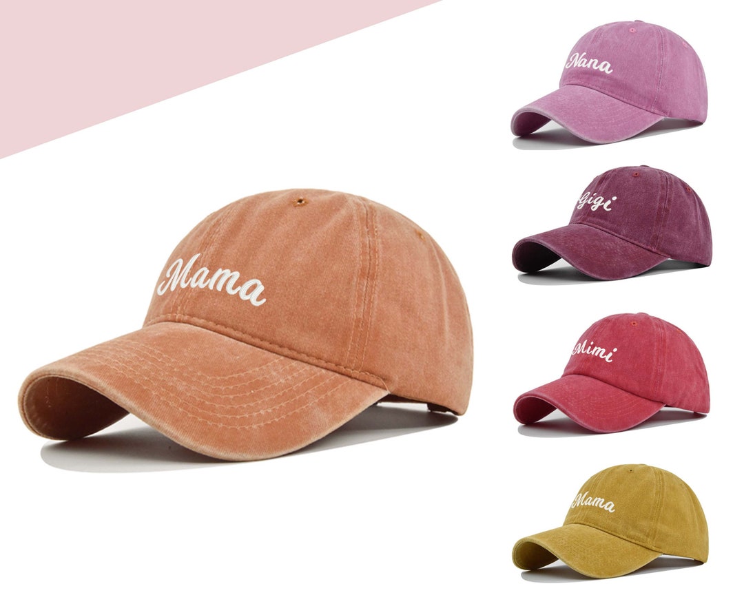 Personalized Adult Ball Cap, Initials Hat, Unisex Ball Cap, Embroidered ...