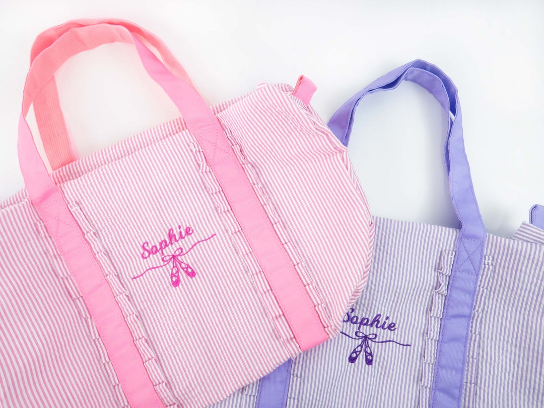 Embroidered Girls Dance Bag: Personalized Ballet Baby Duffle ...