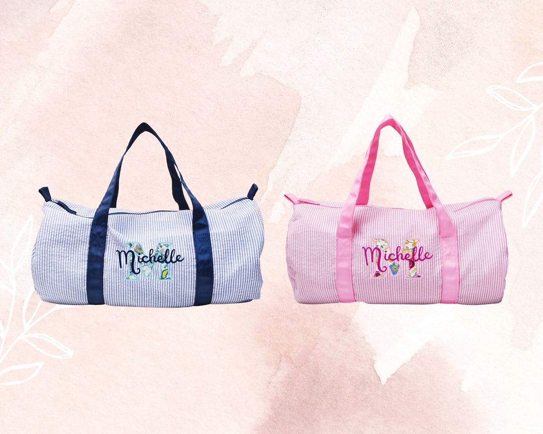 Personalized Children Bag, Weekender Bag, Monogram Travel Bag, Kids ...
