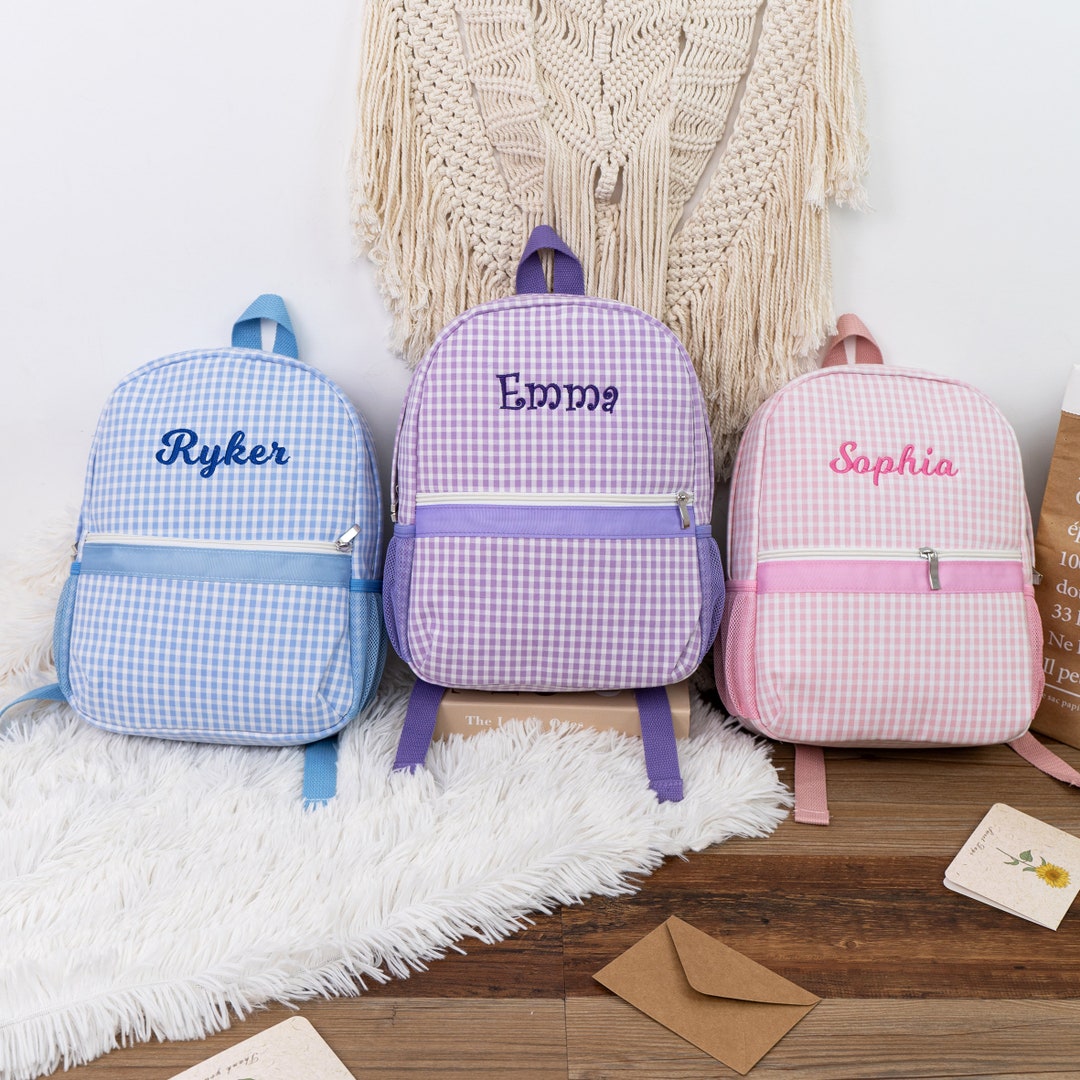 Personalized Kids Backpack, Monogrammed Toddler Backpacks, Custom ...