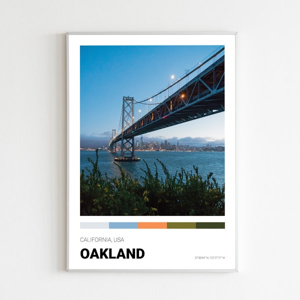 Oakland Poster - Etsy