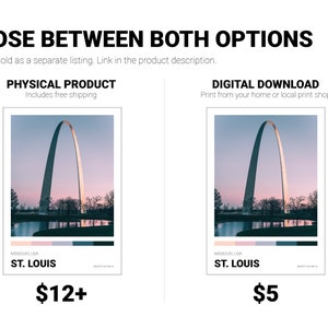 St. Louis Poster, Missouri Print, the Gateway Arch, National Park ...