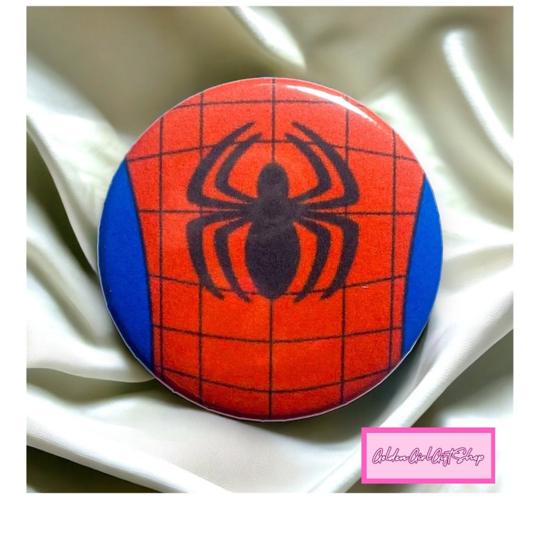 Superhero Button - Etsy