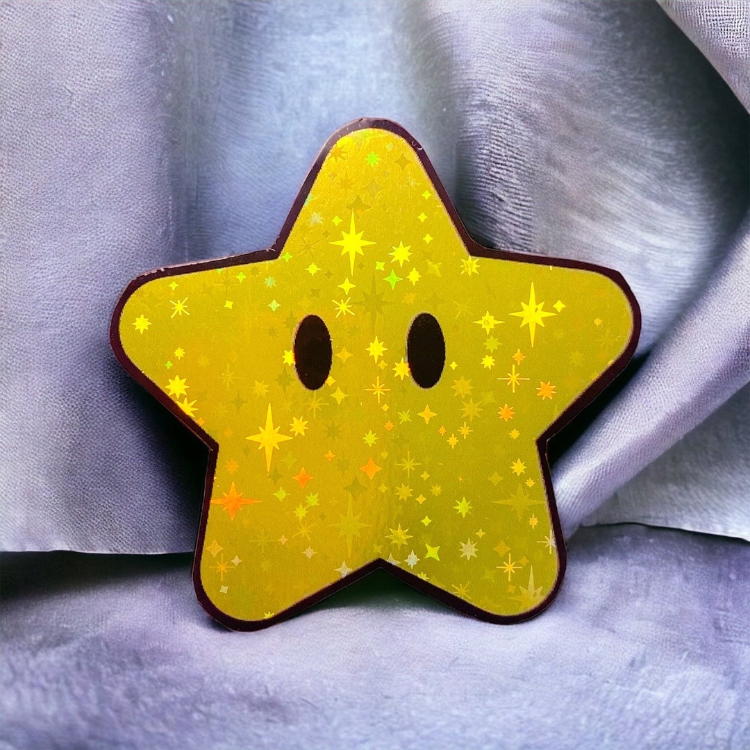 Power Star Stickers Video Game Stickers, Gaming Stickers, Gaming Merch ...