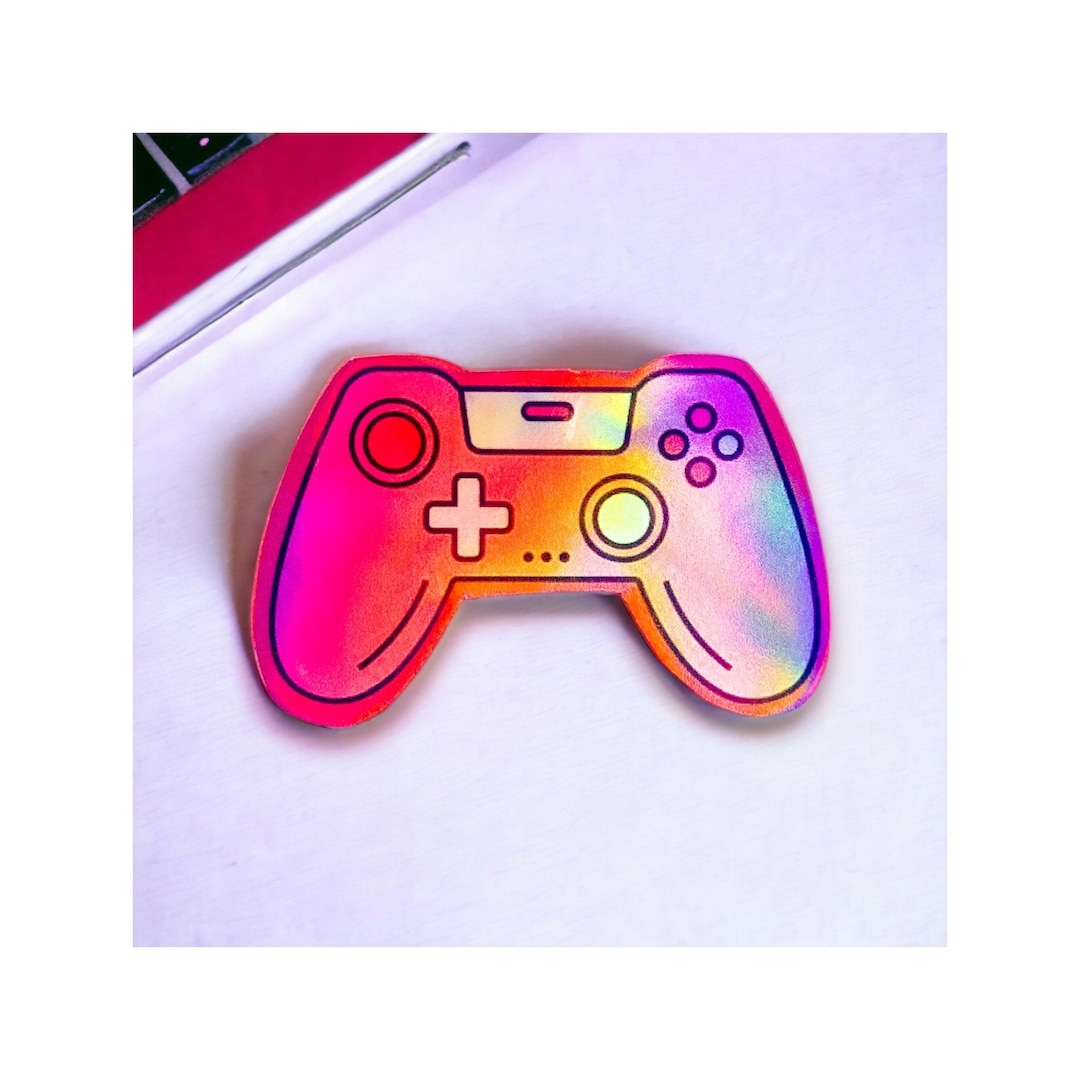 Holographic Controller Stickers Video Game Stickers, Gamer Girl ...