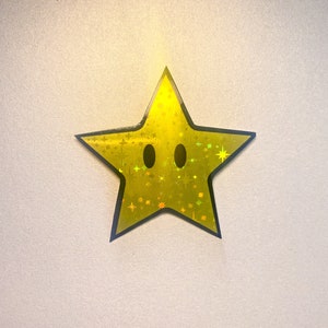 Power Star Stickers Video Game Stickers, Gaming Stickers, Gaming Merch ...