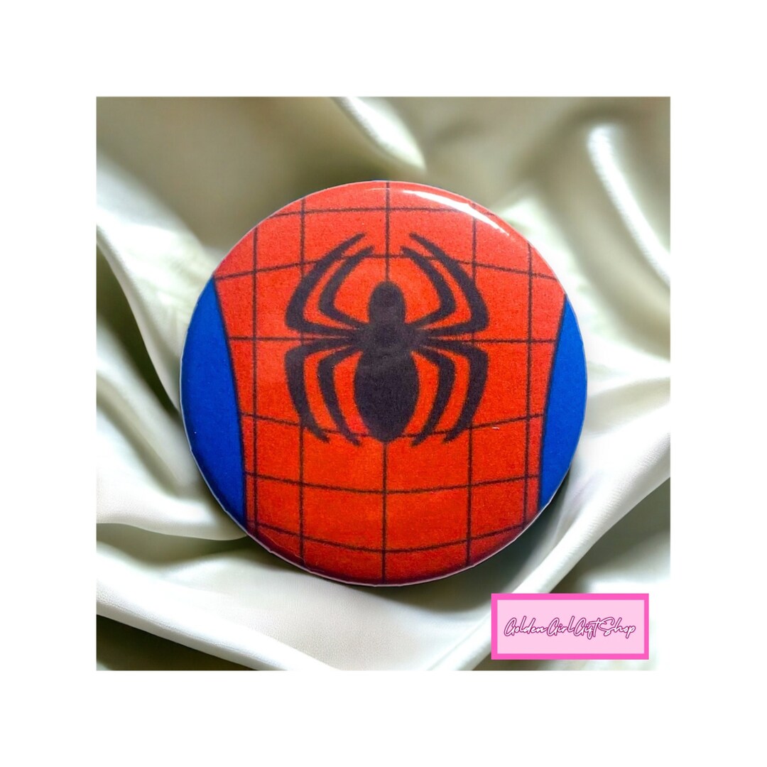 Superhero Spider Pins Pins for Kids, Pins for Men, Superhero Buttons ...