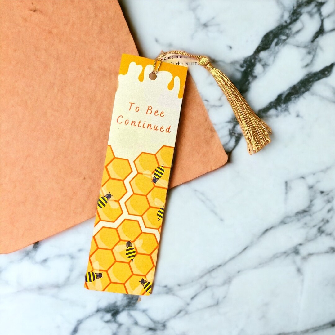 Adorable Bee Bookmarks to Bee Continued, Bee Gift, Cute Bookmarks ...