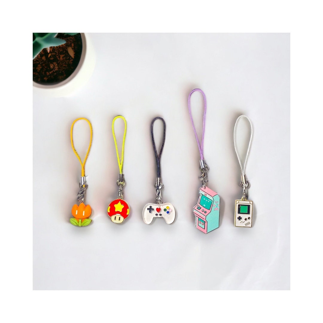 Gaming Phone Charms Nintendo Switch Charms, Phone Straps, Gaming ...