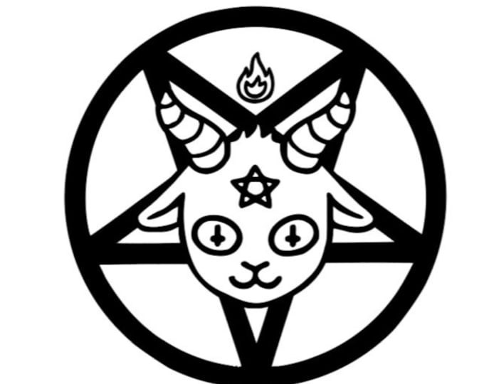 Cute Baphomet SVG - Etsy