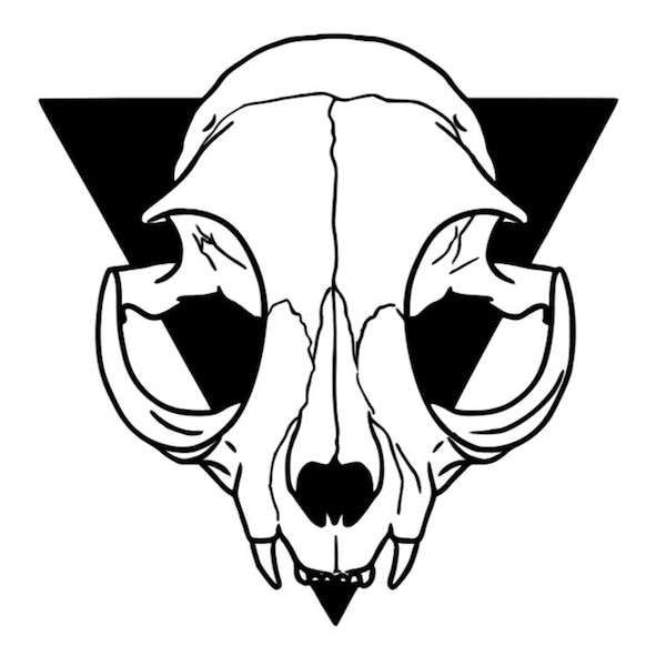 Triangle cats svg - Etsy Nederland