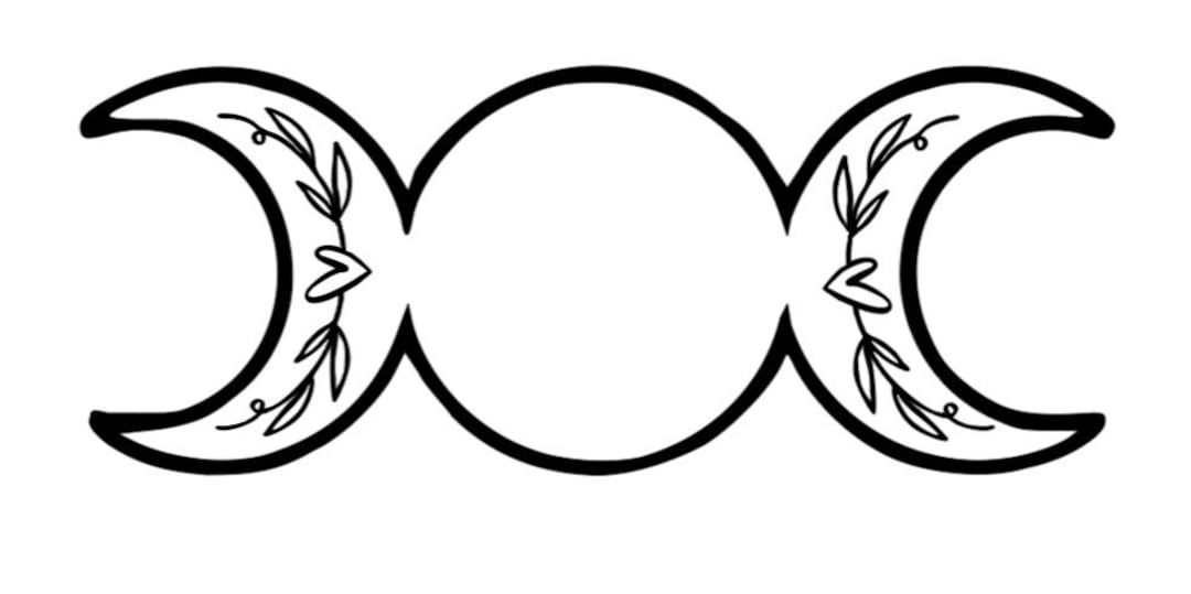 Triple Goddess Moons - Etsy