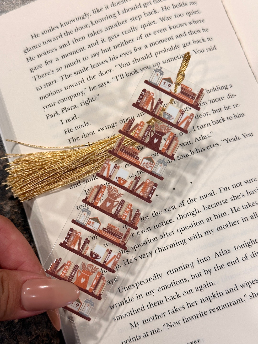 Bookshelf Bookmark - Etsy