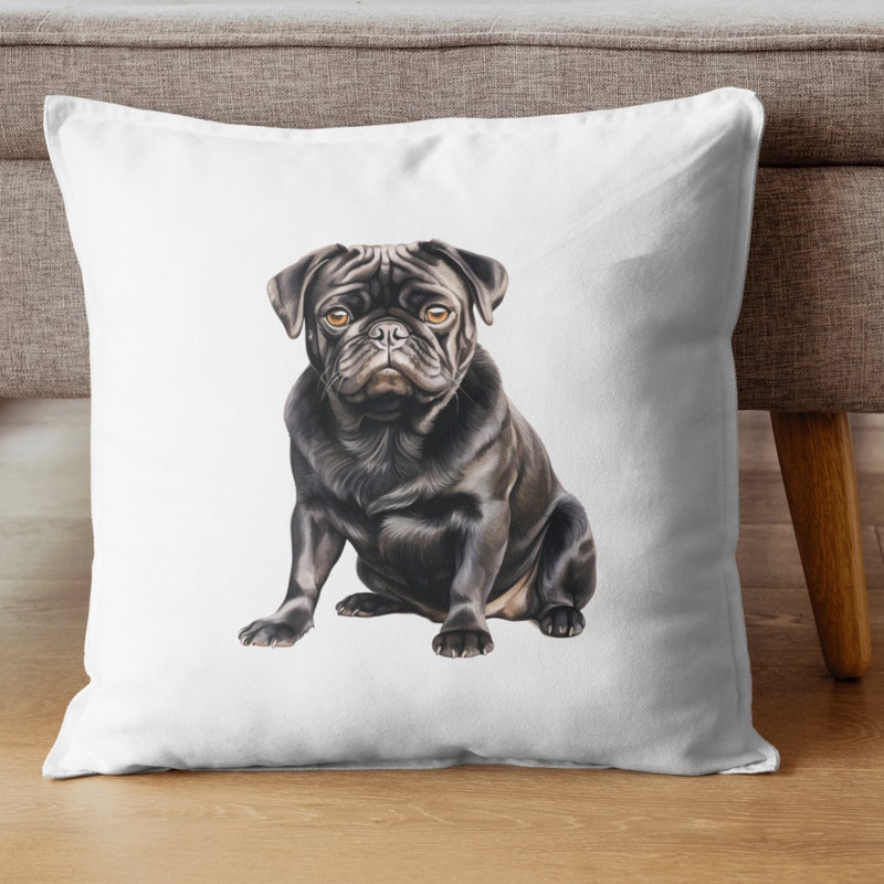Pug Pillow - Etsy