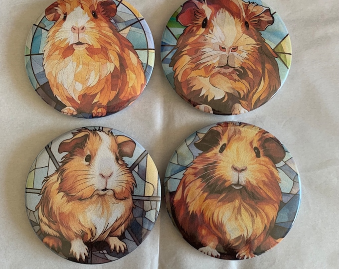 Guinea Pig Pin Badge - Etsy