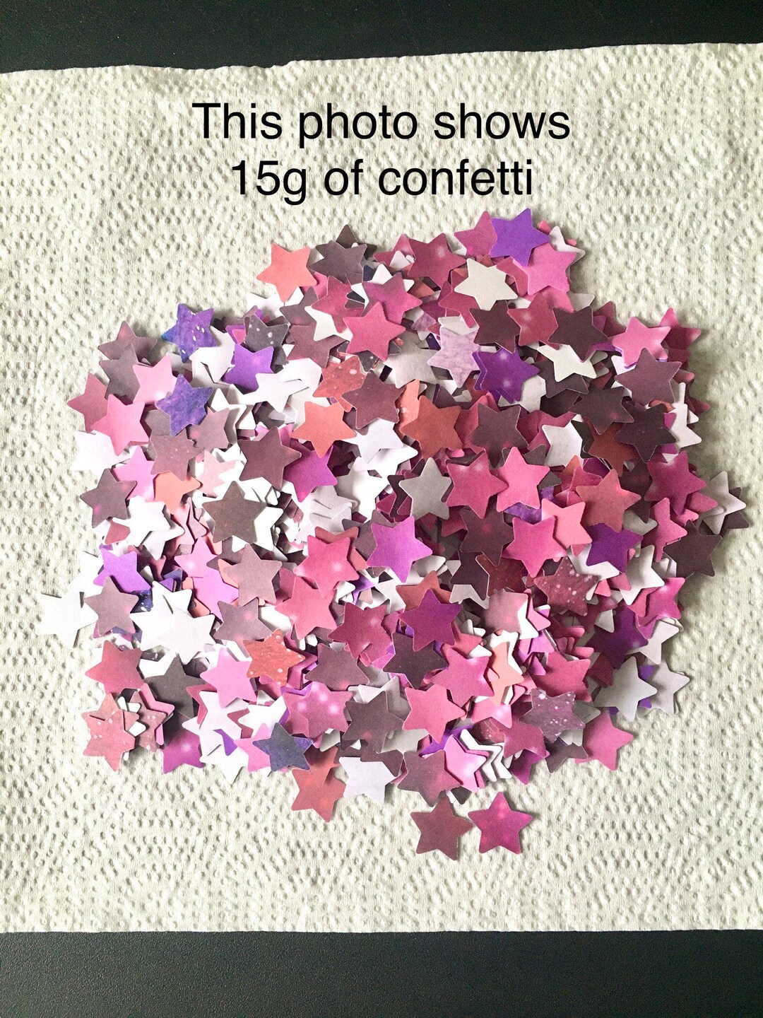 Star Confetti, Pink and Purple Table Decor, Birthday Table Decorations ...