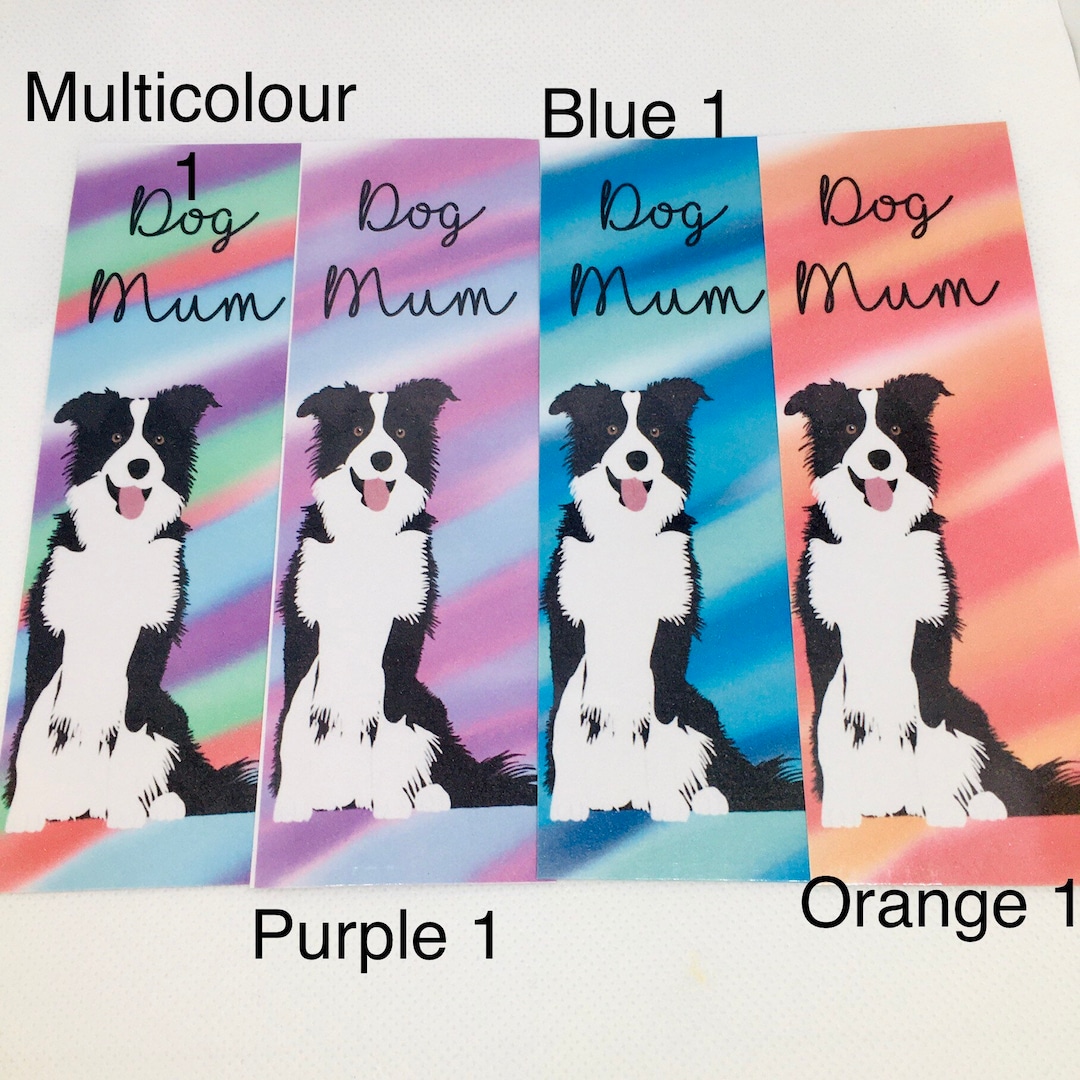 Border Collie Bookmark, Dog Bookmark Set, Reading Gifts, Gift for Her ...