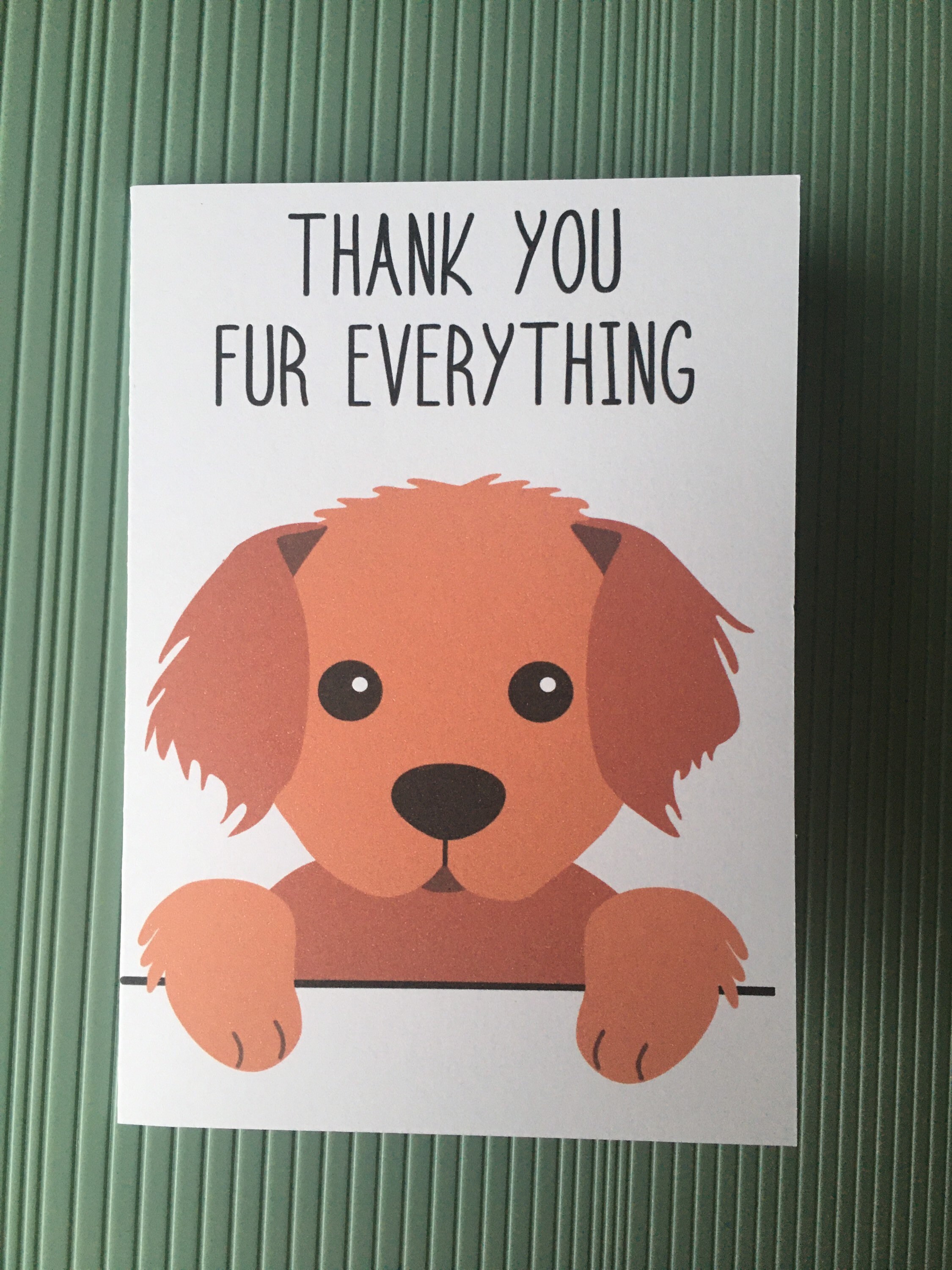 Thank You Card for Dog Walker, Dog Groomer Thank You Card, Pet Sitter ...