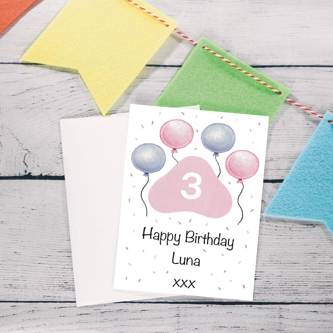 Personalised Card for the Dog Birthday Card for Dog - Etsy