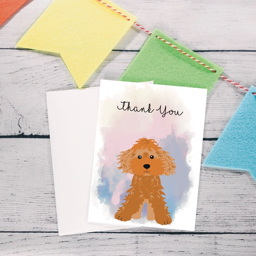 Dog Thank You Card: Pet Sitter, Groomer Appreciation Gift - Etsy