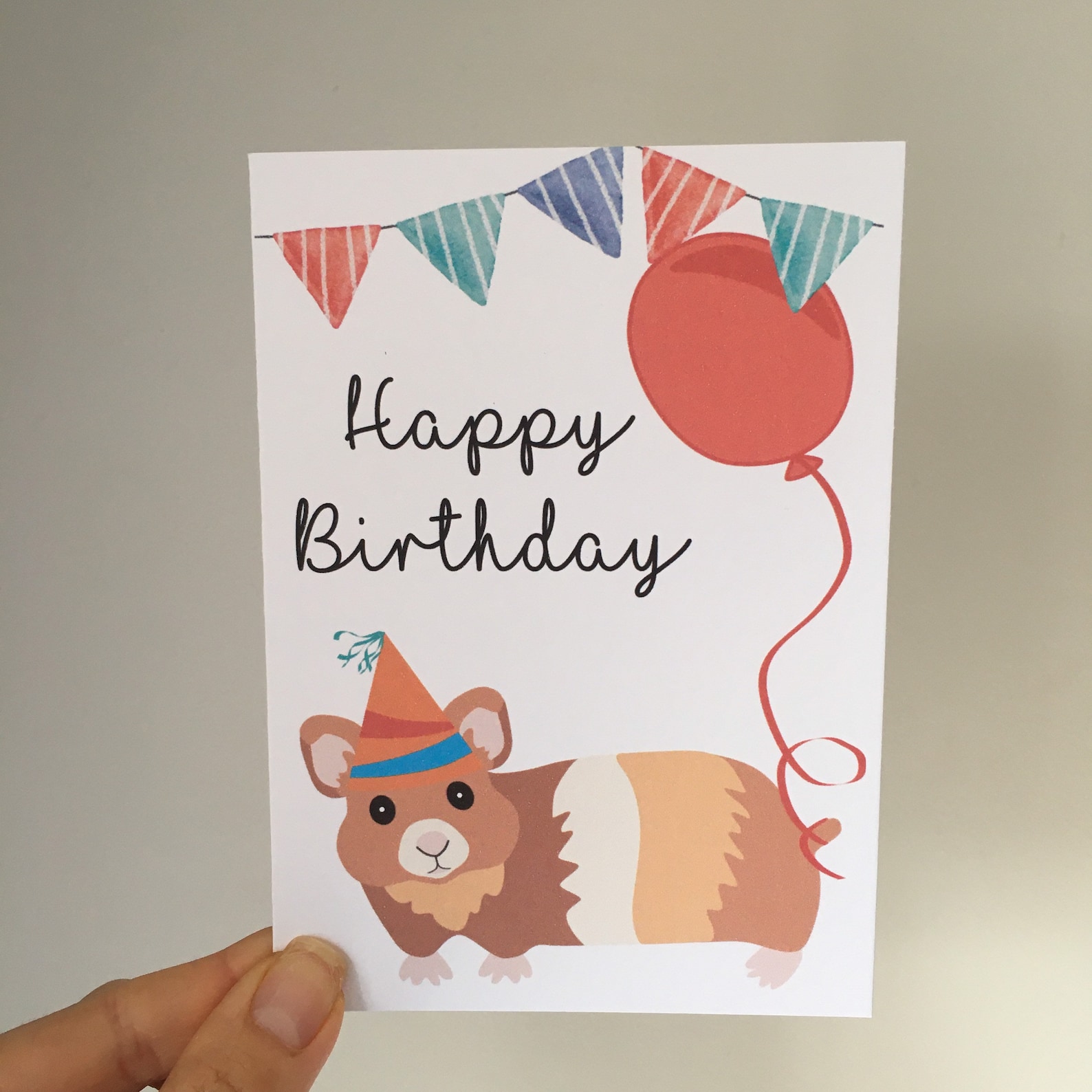Hamster Birthday Card, Card for Hamster Mum, Card From the Hamster ... Hamster Birthday Card, Card for Hamster Mum, Card From the Hamster ...
