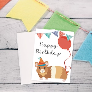 Hamster Birthday Card, Card for Hamster Mum, Card From the Hamster ...
