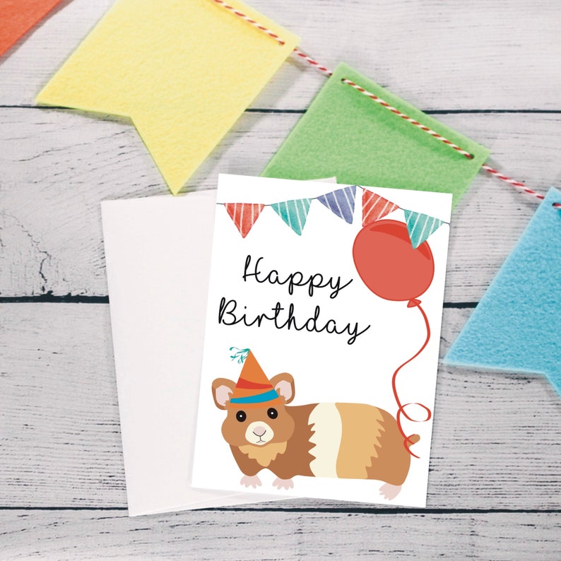 Hamster Birthday Card, Card for Hamster Mum, Card From the Hamster ... Hamster Birthday Card, Card for Hamster Mum, Card From the Hamster ...