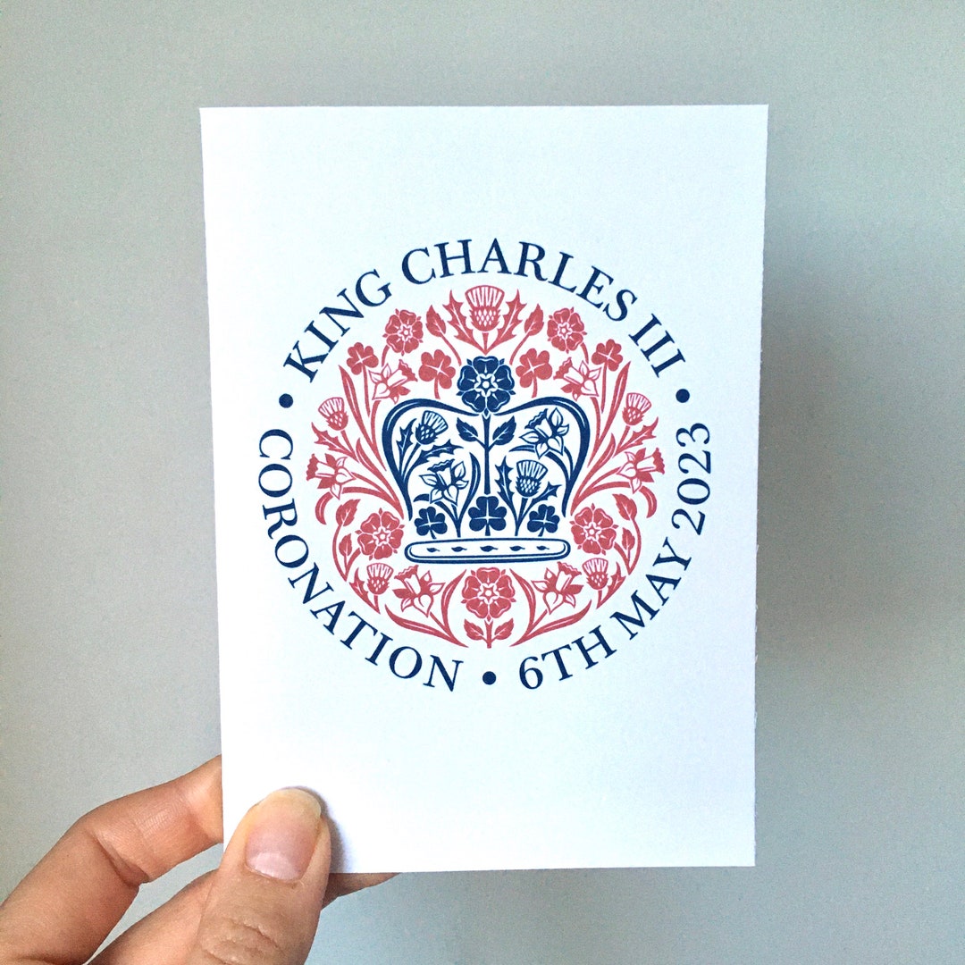 King Charles 3rd Coronation Card Coronation Souvenir 2023 - Etsy