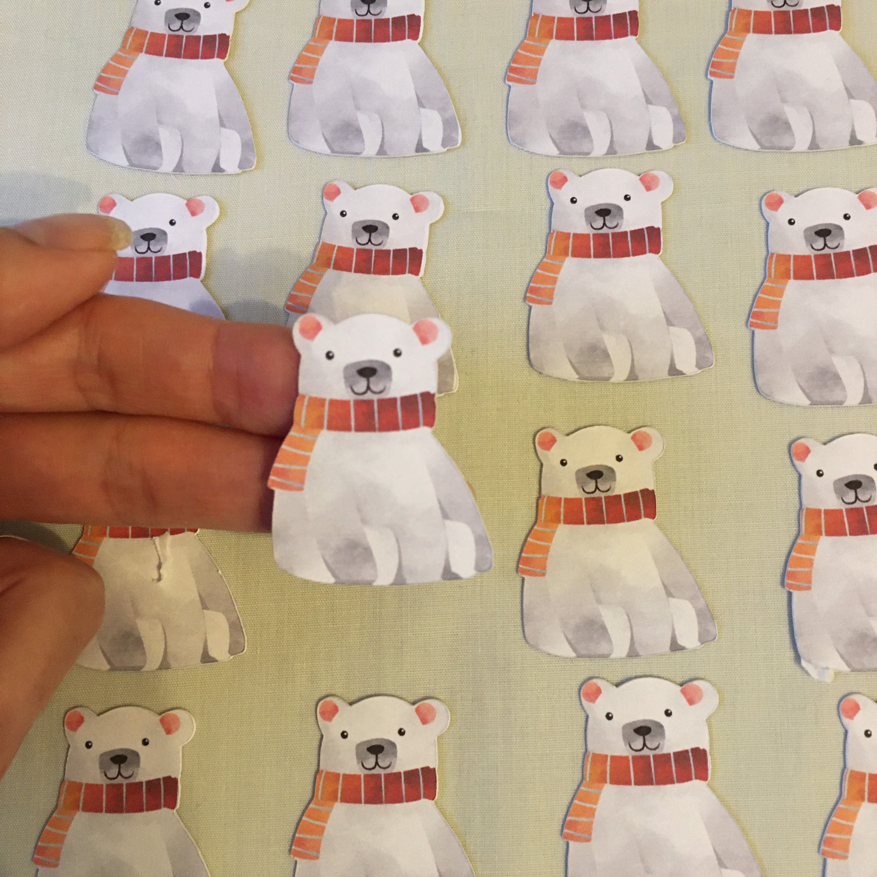 Envelope Stickers for Christmas Cards, Christmas Stickers, Stickers for ...